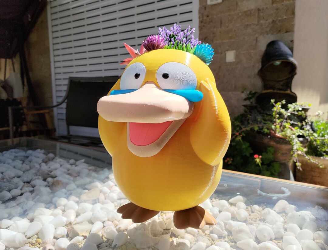 Agonized Psyduck Cute Pokemon Planter Desk Organizer - Etsy