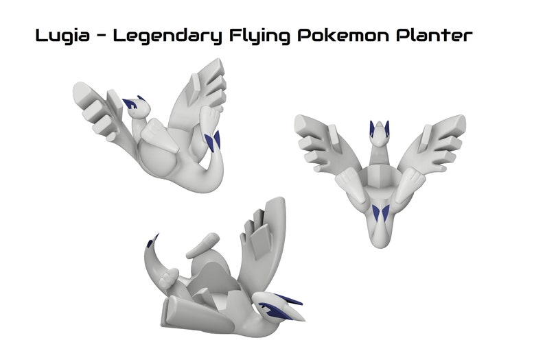 Lugia Legendary Flying Pokemon Planter | Etsy