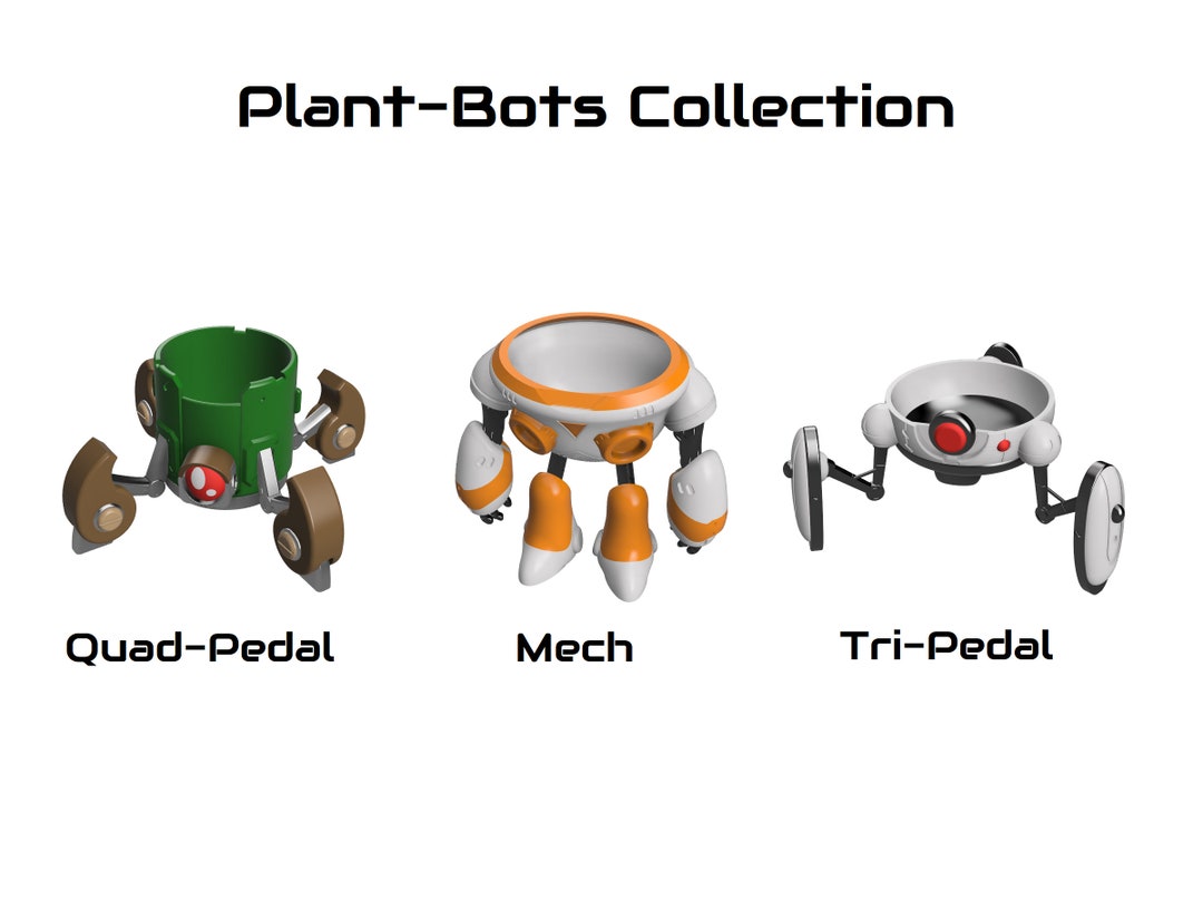 Plant Bots Robot Planters Collection WORK IN PROGRESS - Etsy