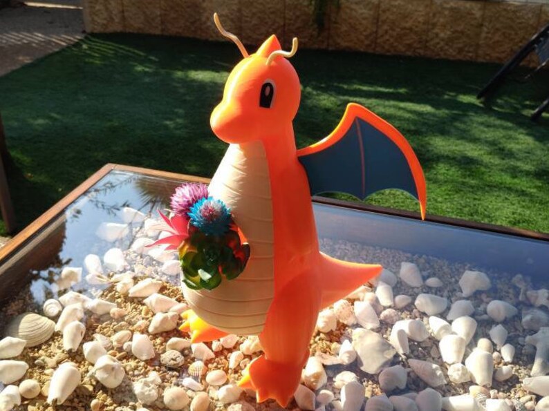 Dragonite Legendary Dragon Pokemon Planter - Etsy