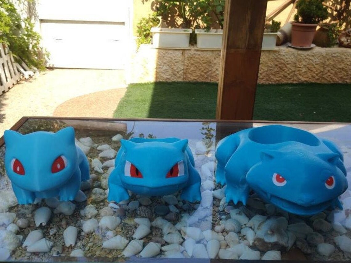 Bulbasaur Ivysaur Venusaur Pokemon planter pot Cute | Etsy