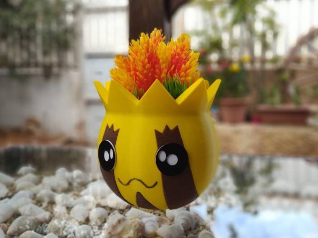 Sunkern Cute Flower Pokemon Planter - Etsy
