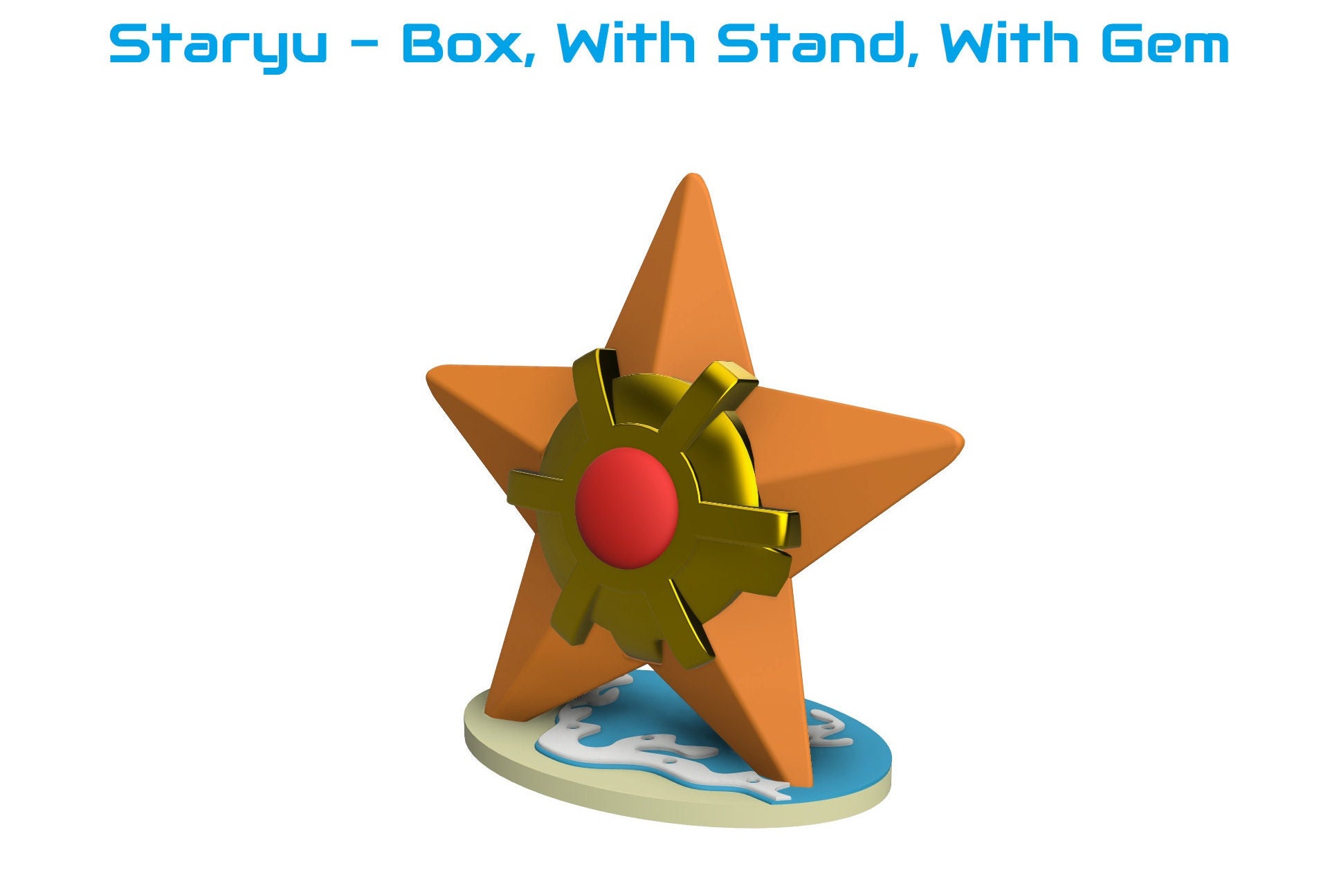 Staryu & Starmie Starfish Pokemon Planter Jewelry Box | Etsy