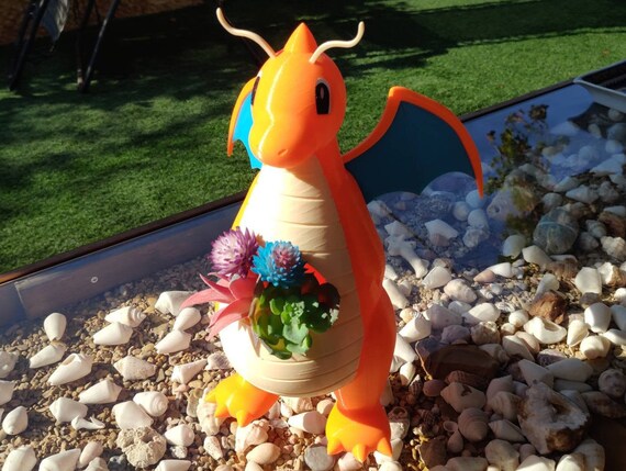 Dragonite Legendary Dragon Pokemon Planter - Etsy