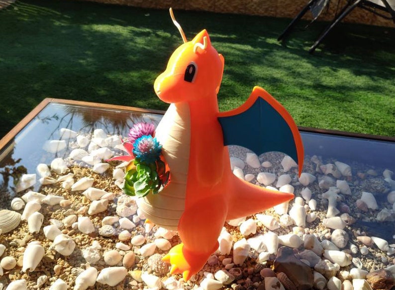 Dragonite Legendary Dragon Pokemon Planter - Etsy