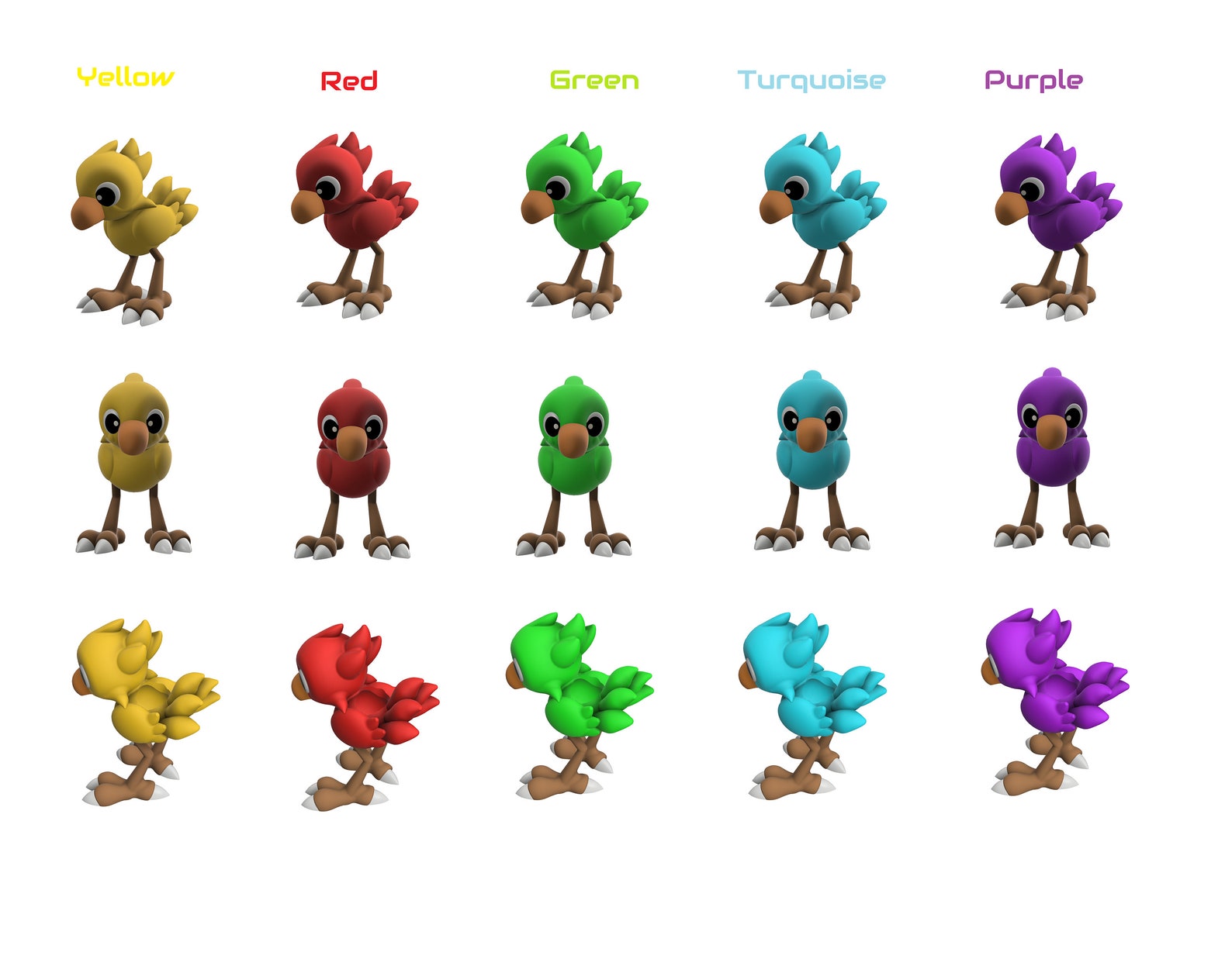 Baby Chocobo Cute Bird Planter WORK IN PROGRESS - Etsy