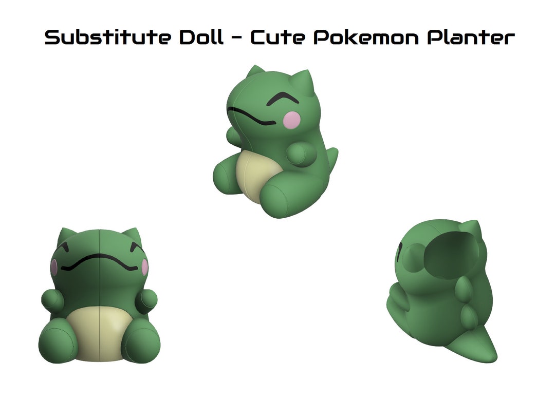 Substitute Doll Cute Pokemon Planter Desk Organizer - Etsy Norway