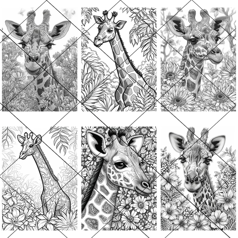 40 Premium Animals Coloring Pages | PNG | Printable | Resellable ...