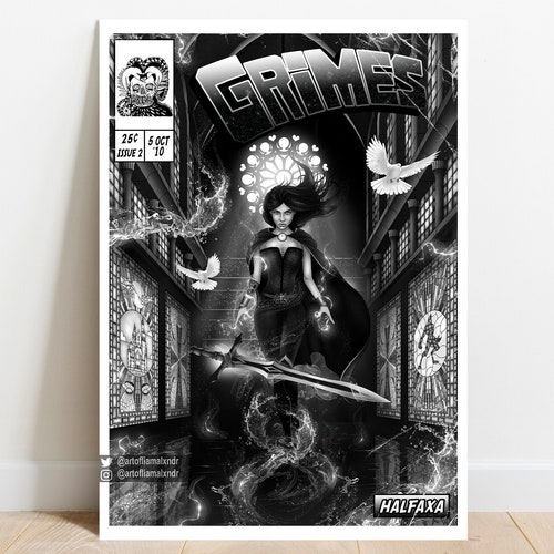 Grimes Print Geidi Primes Comic Cover Art - Etsy UK