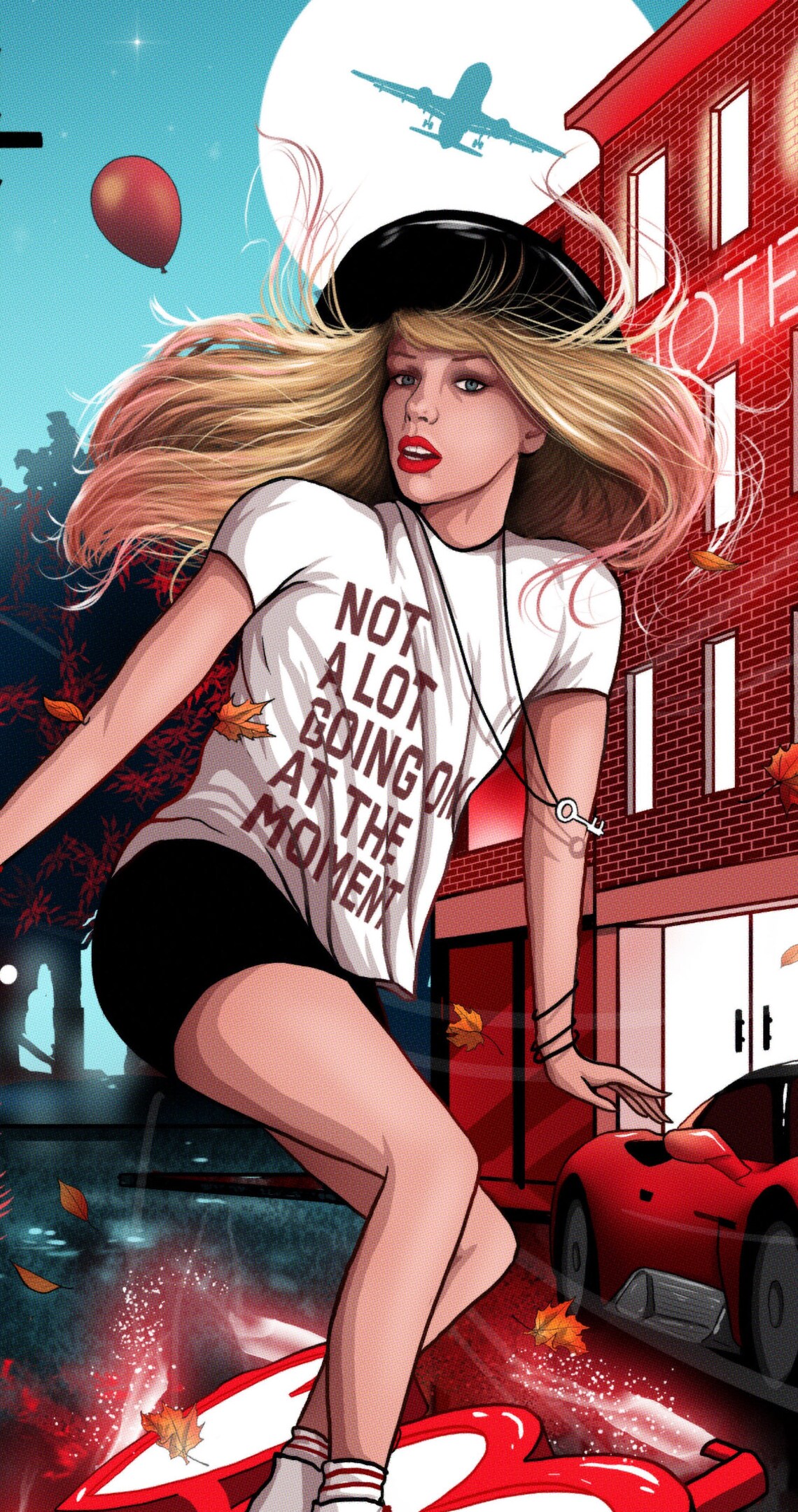 Taylor Swift Print Red Comic Cover Art - Etsy