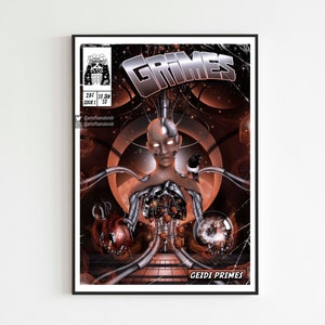 Grimes Print - Geidi Primes Comic Cover Art - Etsy UK