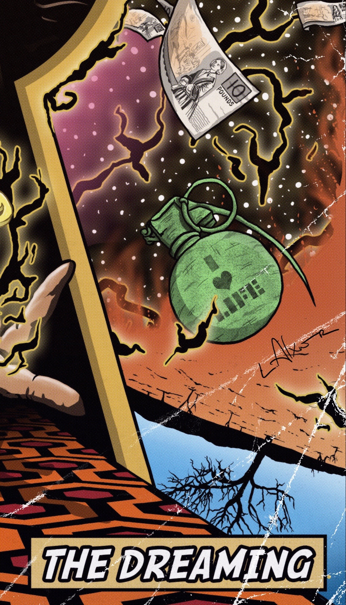 Kate Bush Print - The Dreaming Comic Cover Art