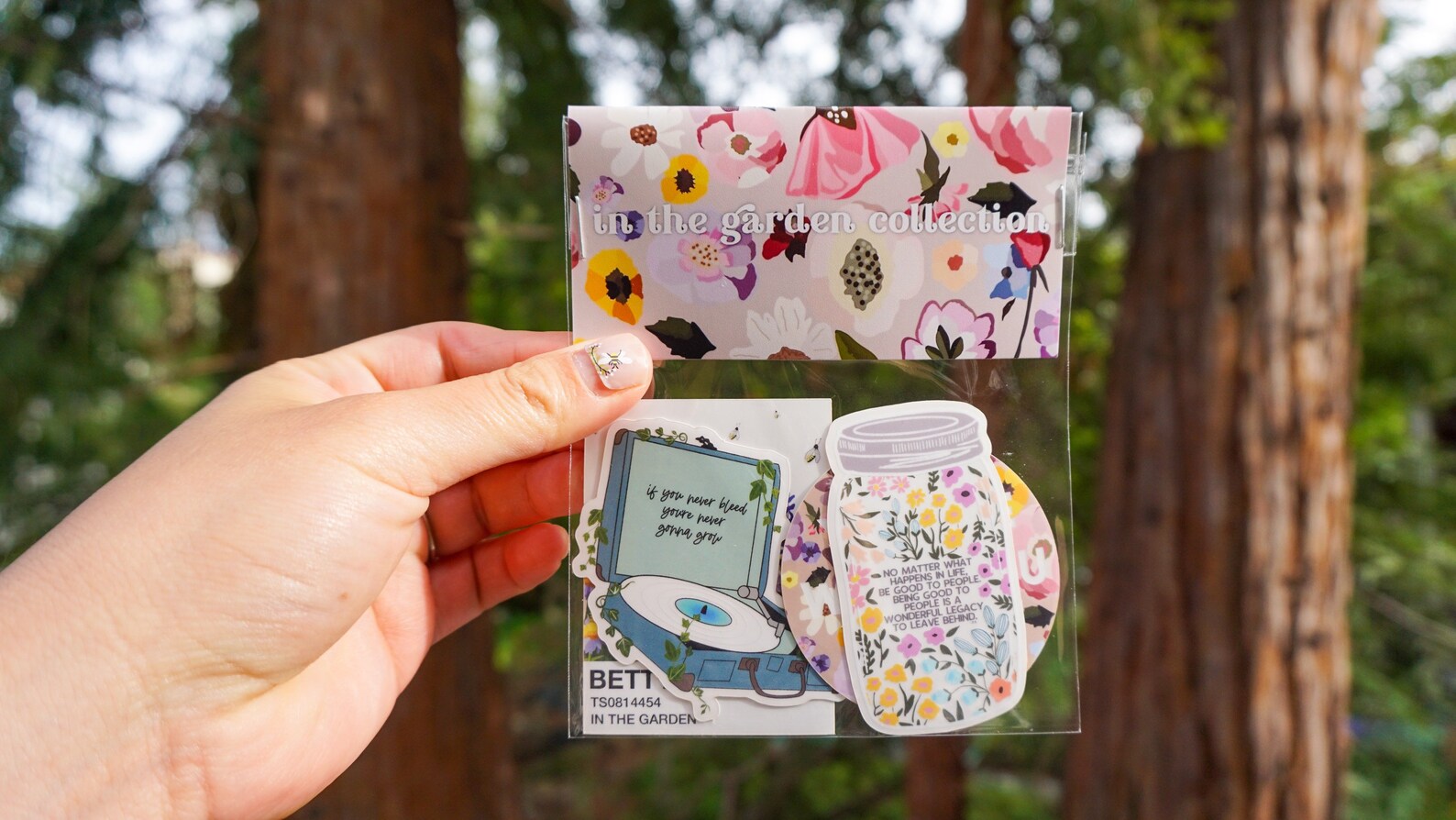 In the Garden Sticker Collection | Etsy