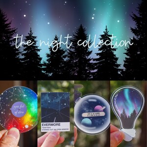 The Night Sticker Collection - Etsy