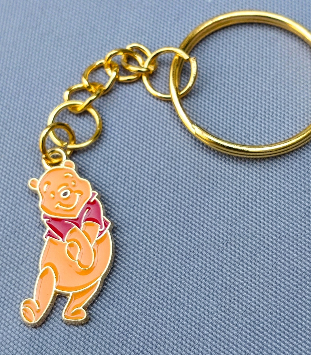 Winnie the Pooh Keyring, Winnie the Pooh, Pooh Bear, Pooh Keychain ...