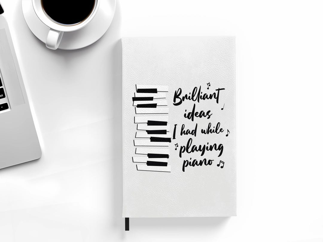 Piano Notebook, Piano Journal, Ruled Line Pages, Gift Idea, Gratitude ...