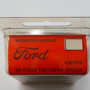 1956 Ford Delivery Truck MAGNUSON MODELS 439-926 HO Scale - Etsy