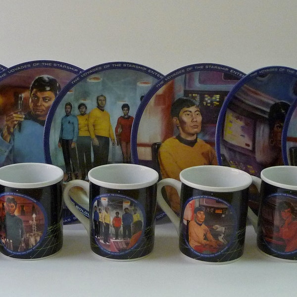 Star Trek Collectors Plates - Etsy