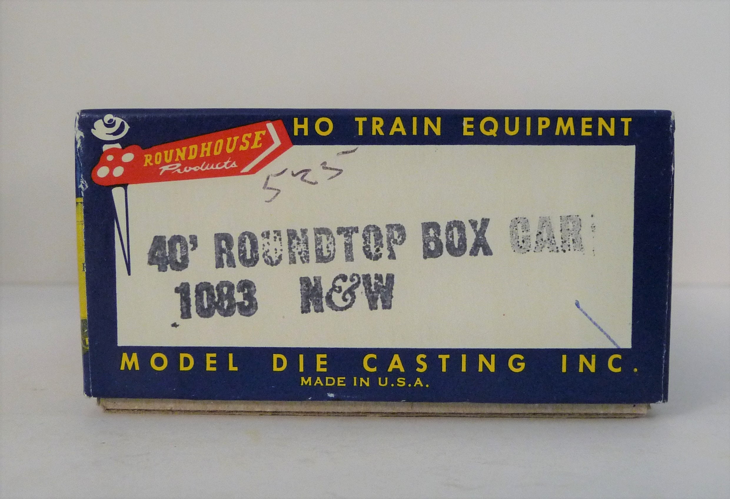 Norfolk & Western 40ft Roundtop Box Car ROUNDHOUSE 1083 in Original Box ...