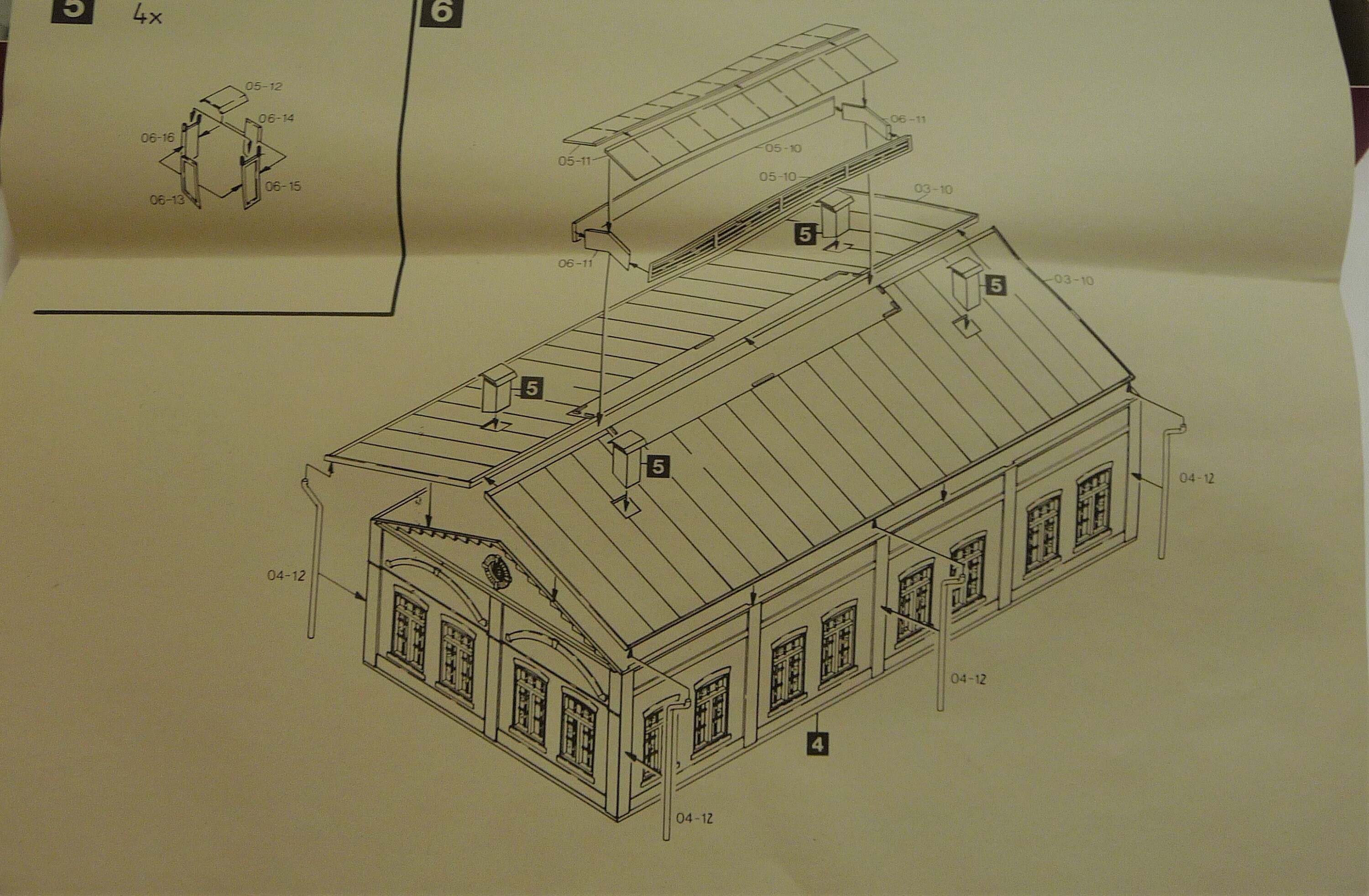 HO Scale POLA Double Engine Shed Model Kit HO 1020 - Etsy