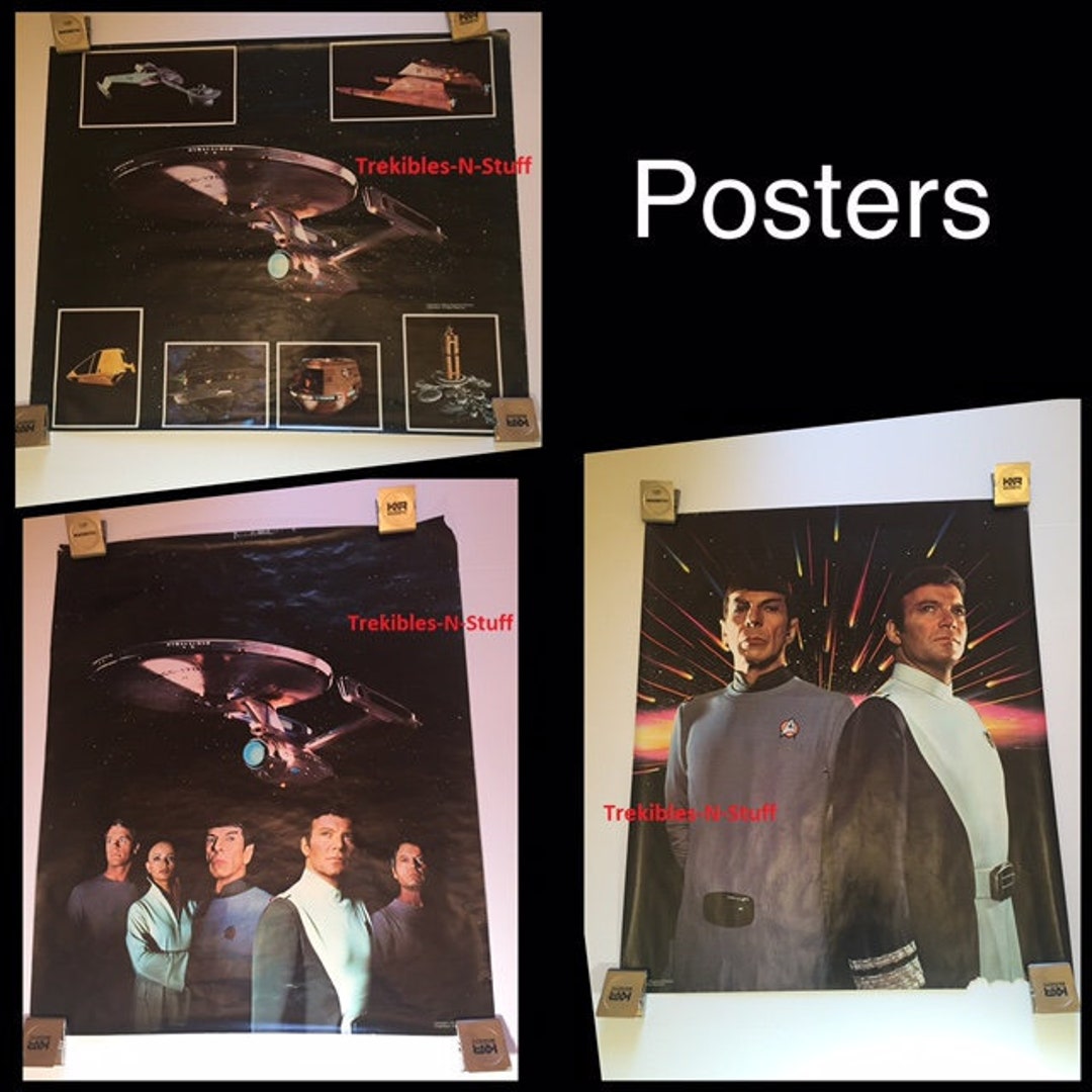 Star Trek the Motion Picture POSTER SET Proctor & Gamble Crest 1979 ...