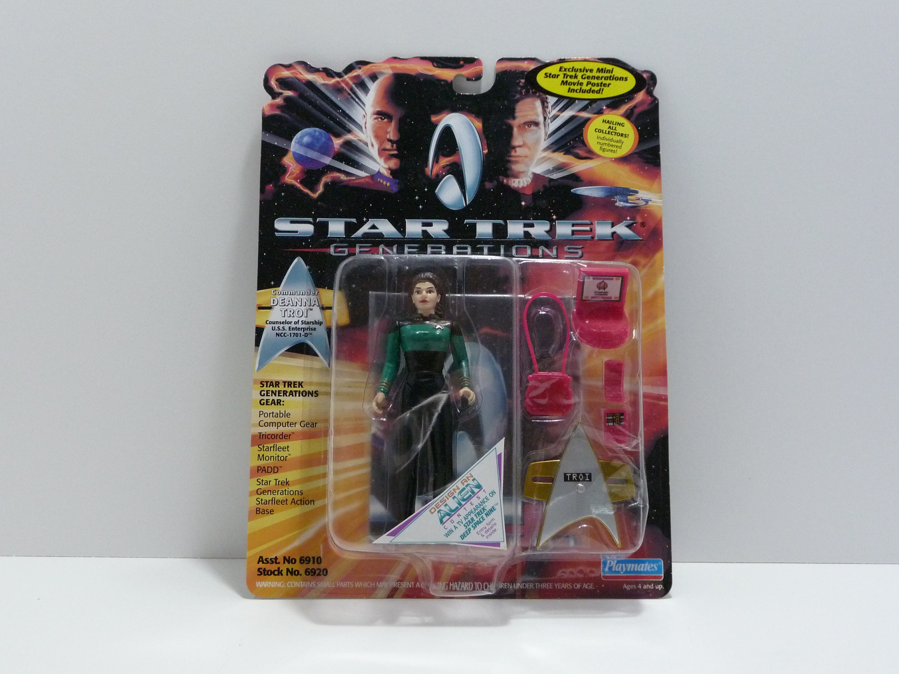 COMMANDER DEANNA TROI Star Trek Generations Action Figure 5 - Etsy