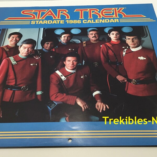 1986 Calendar - Etsy