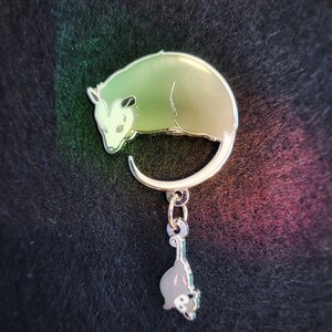 Mother and Baby Opossum Enamel Pin - Etsy
