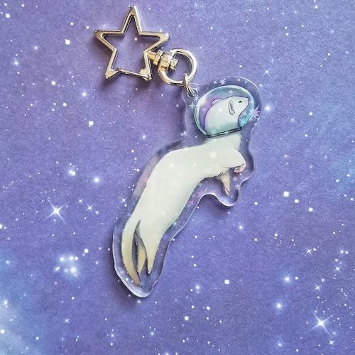 Space Ferret Keychain - Etsy