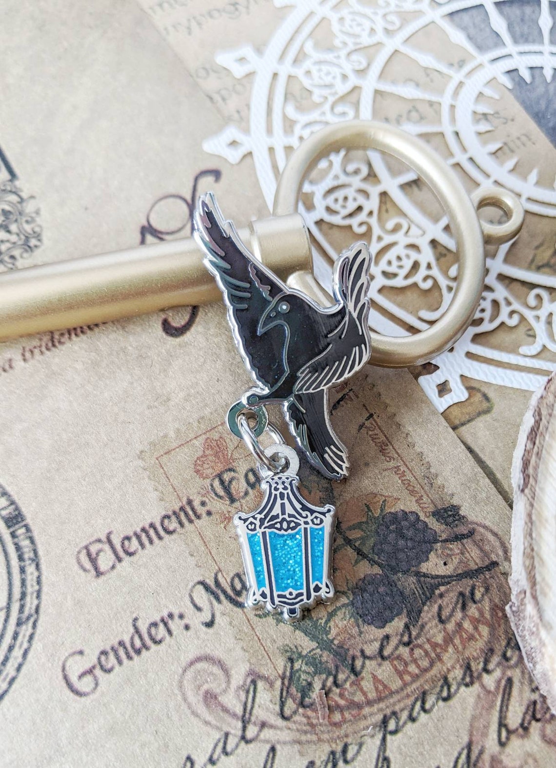 Lantern Bird Pins | Etsy