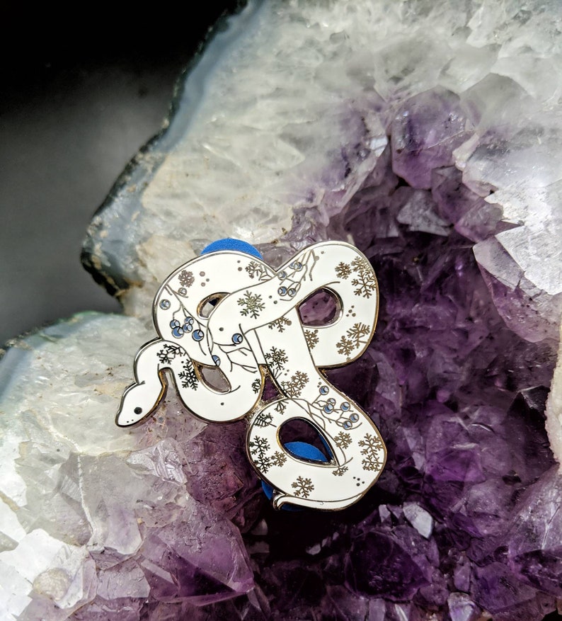 Seasonal Snake Hard Enamel Pins - Etsy