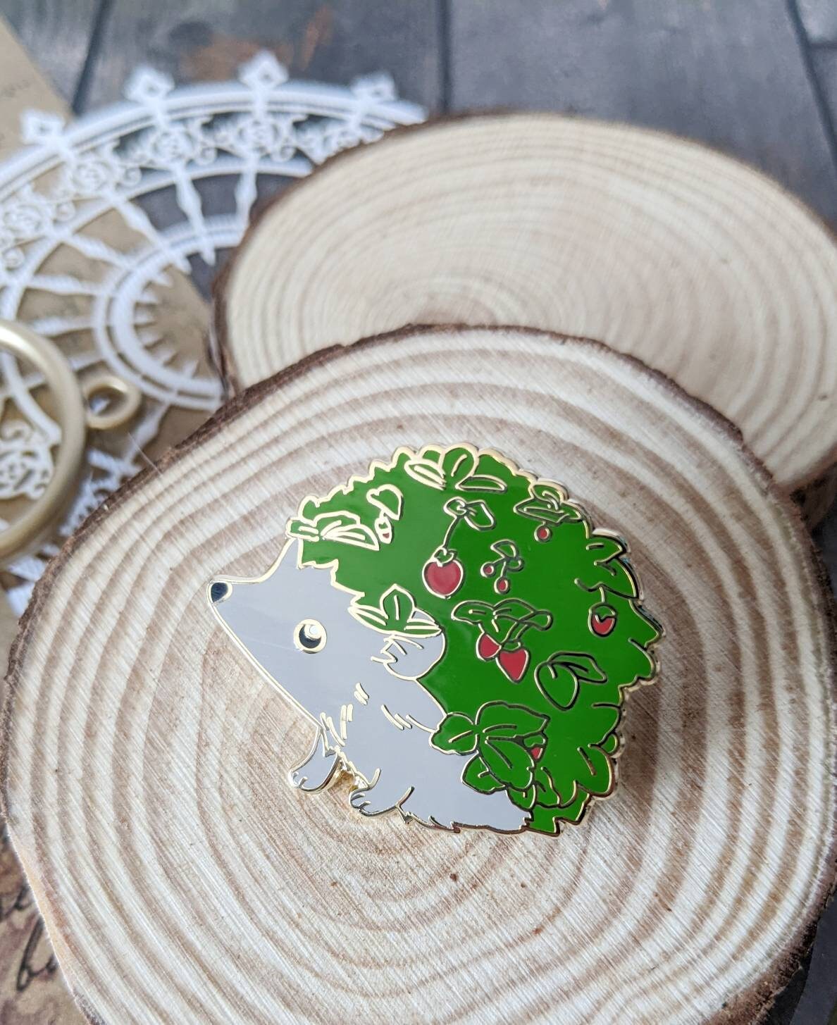 Berry Hedgehog Pins - Etsy