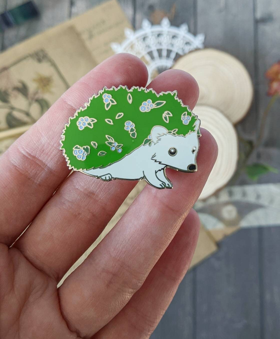 Berry Hedgehog Pins - Etsy