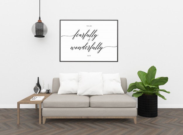 Scripture Wall Art Bible Verse Wall Art Baby Room Decor Psalm | Etsy