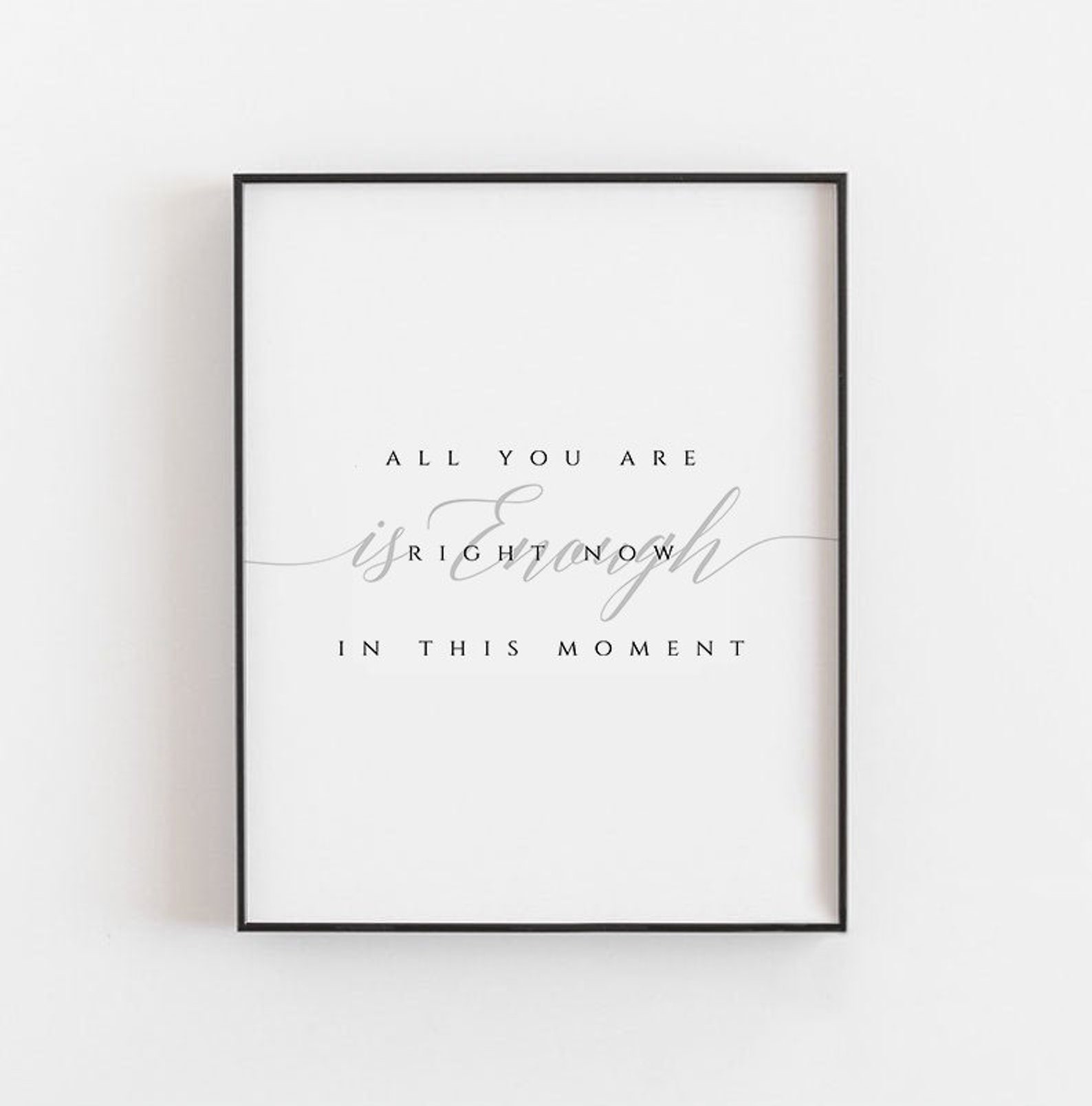 Living in the Present Moment Bible Verse Wall Art Scripture - Etsy