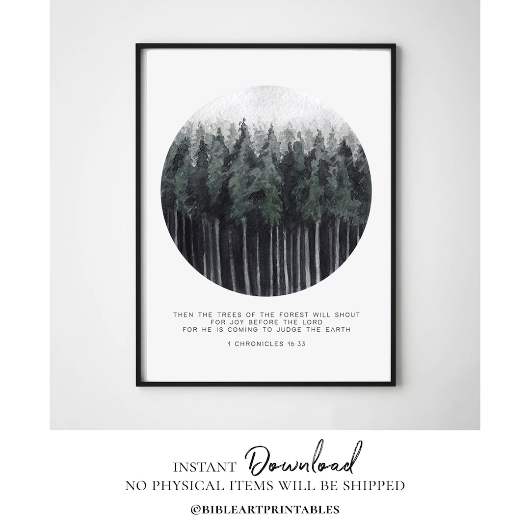 1 Chronicles Scripture Wall Art Bible Verse Wall Art Bible Quote Wall ...