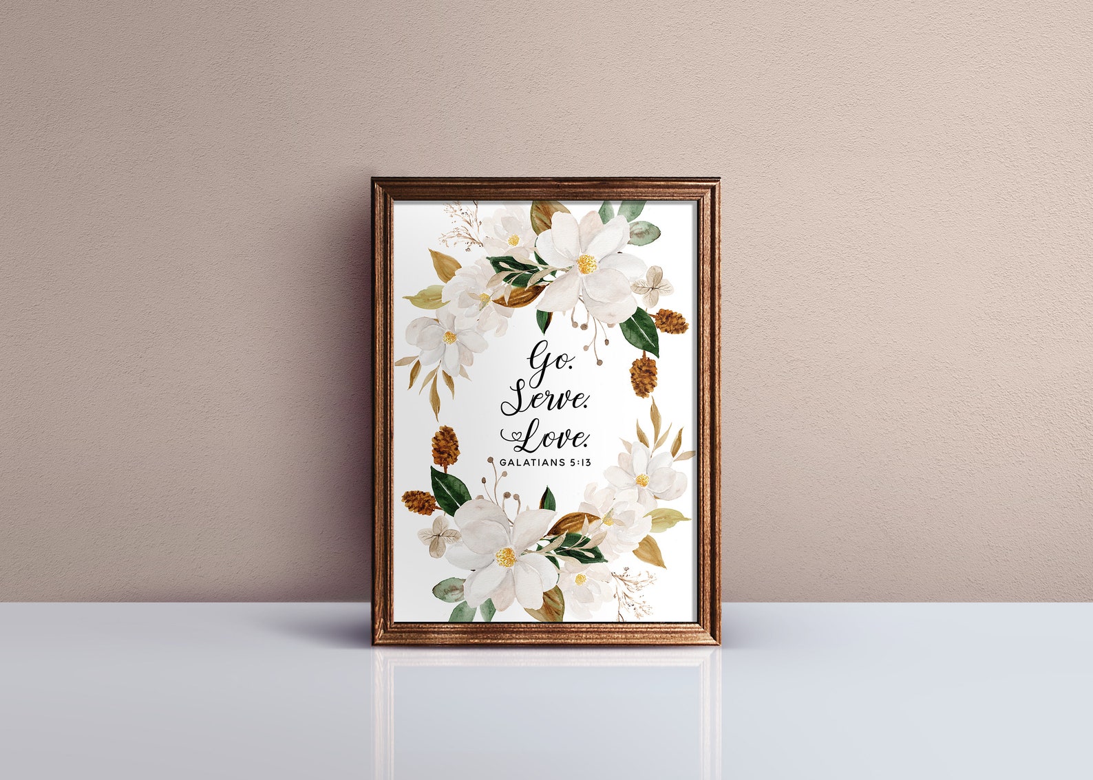 Galatians 5 Bible Verse Wall Art Scripture Wall Art Nursery - Etsy