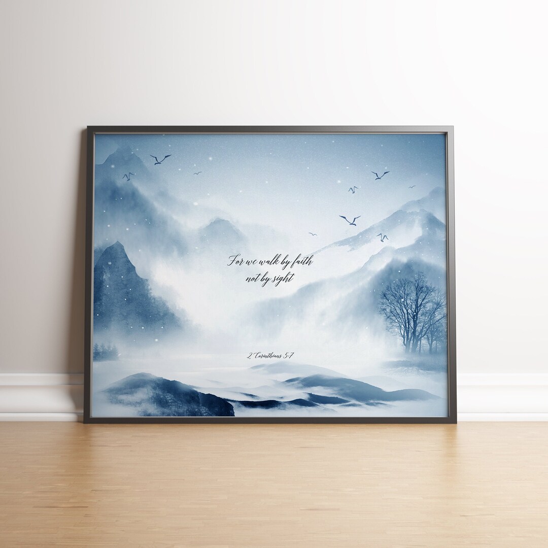 Scripture Wall Art Bible Verse Wall Art Christian Scripture Wall Decal ...