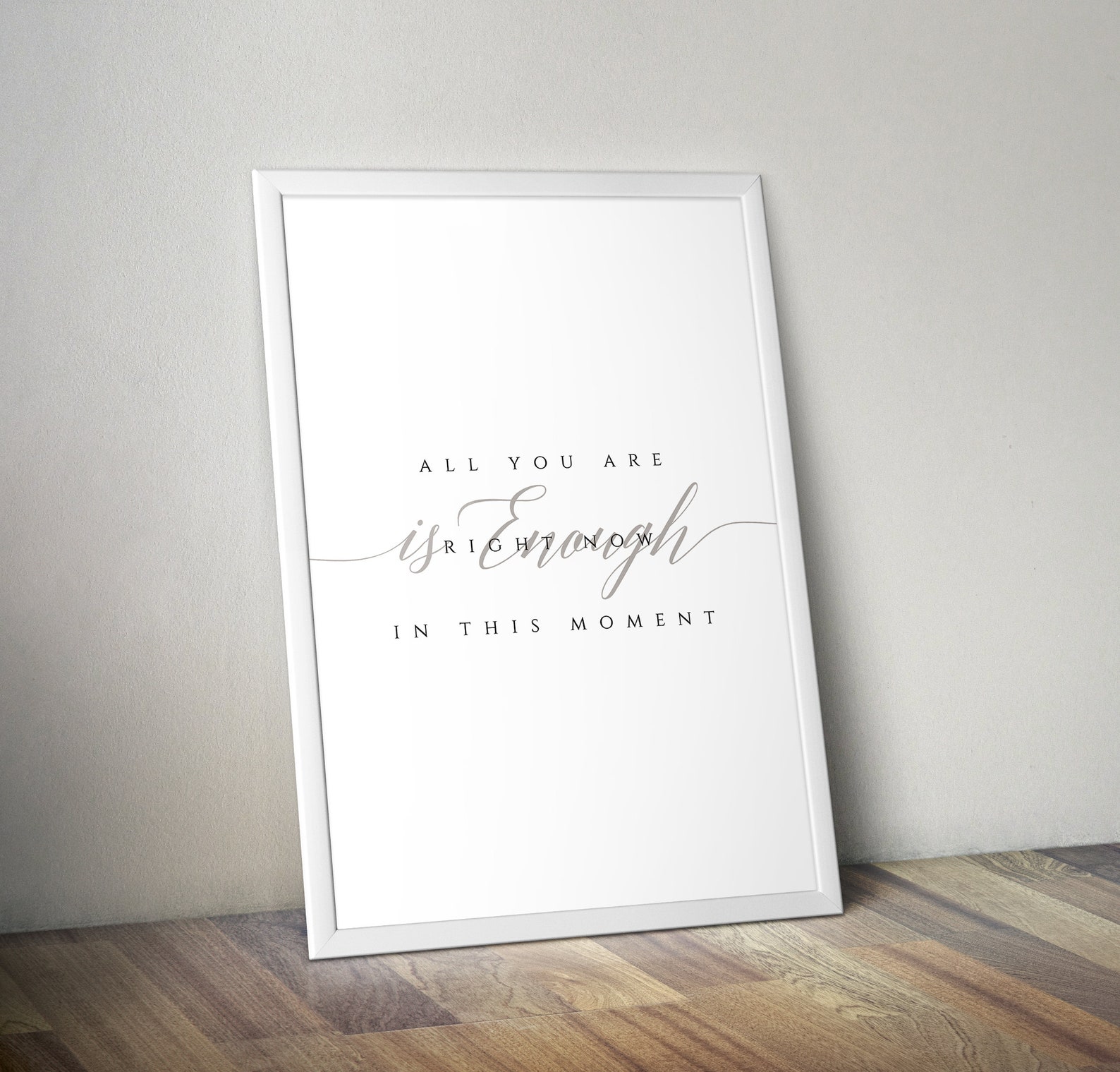Living in the Present Moment Bible Verse Wall Art Scripture | Etsy