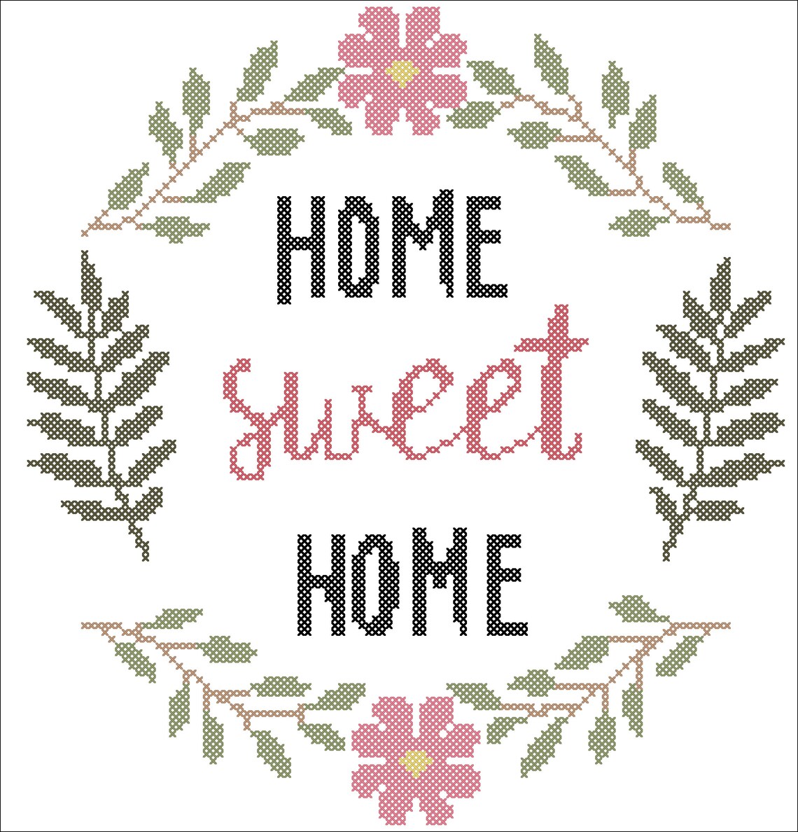 Cross Stitch Pattern PDF Cross Stitch Patterns Modern Cross | Etsy