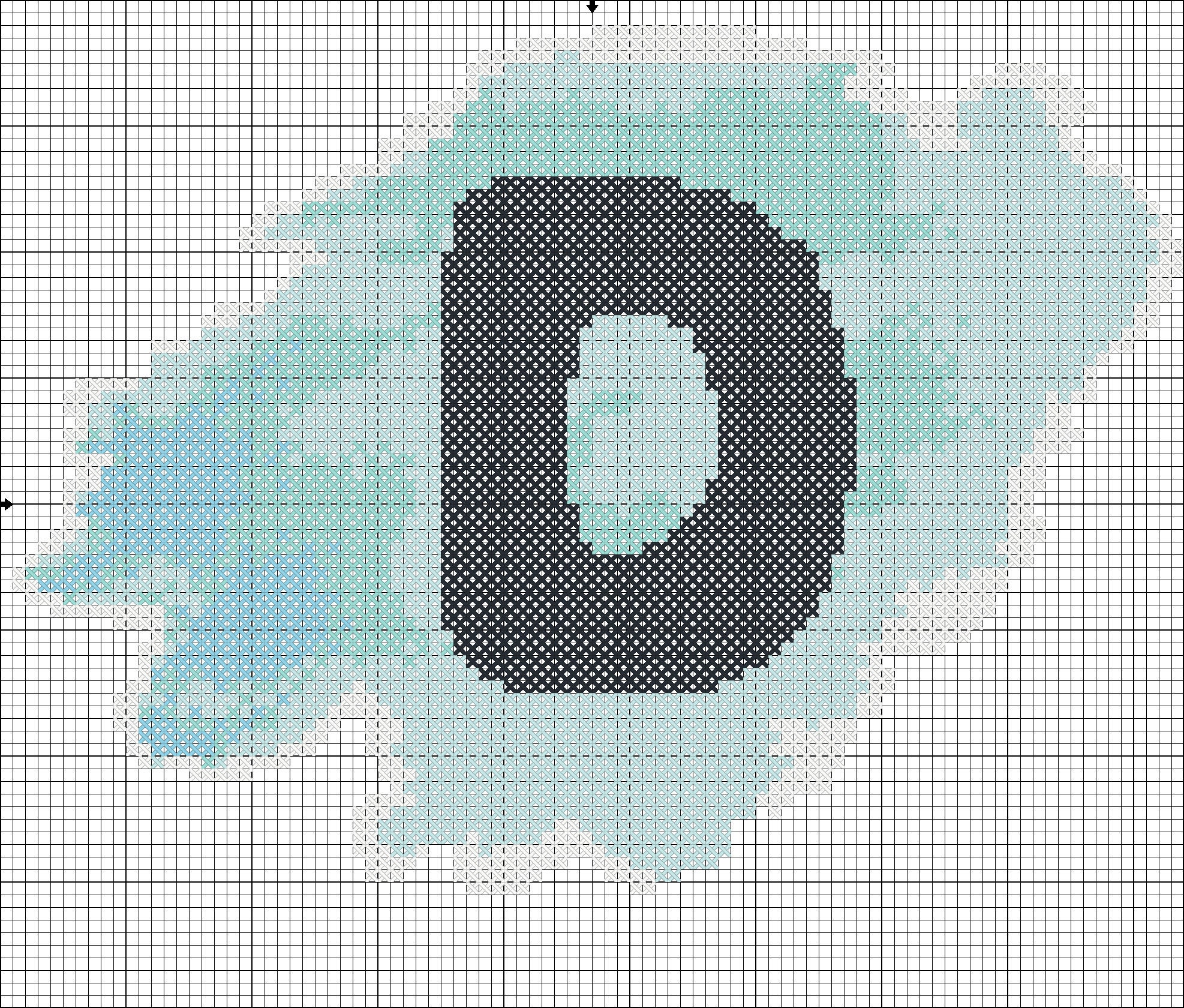 Letter D Cross Stitch Pattern Cross Stitch Pattern Cross | Etsy