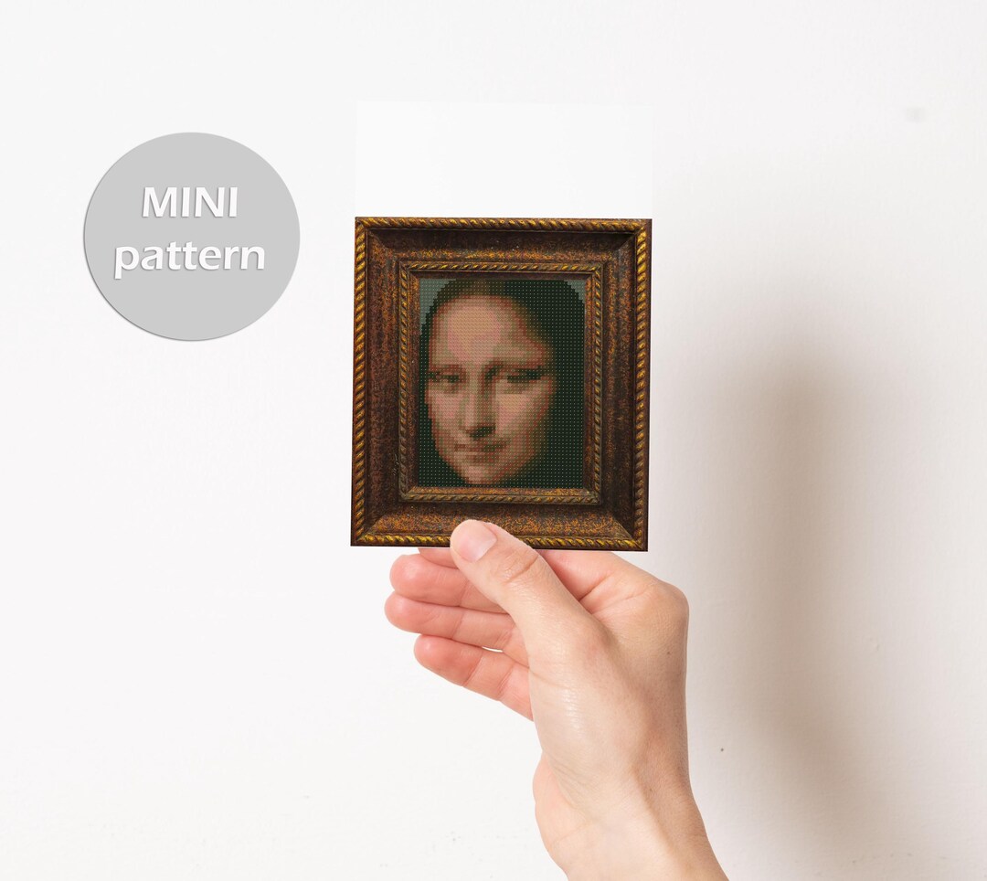 Mona Lisa Cross Stitch Pattern: Mini Art (pattern Keeper Compatible ...