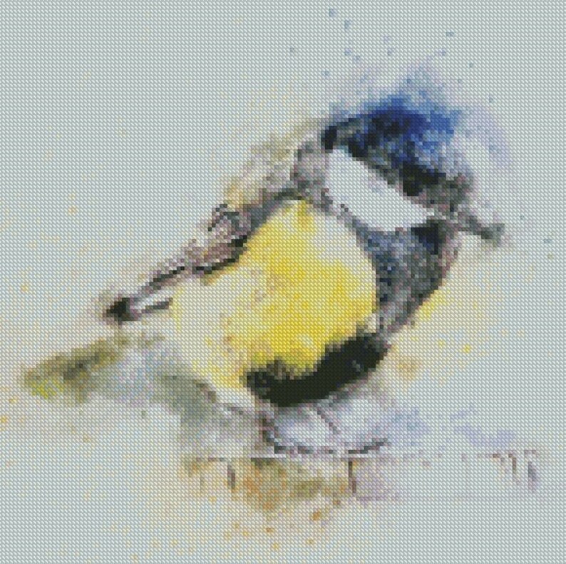 Birds Cross Stitch Pattern Watercolor Cross Stitch Pattern - Etsy