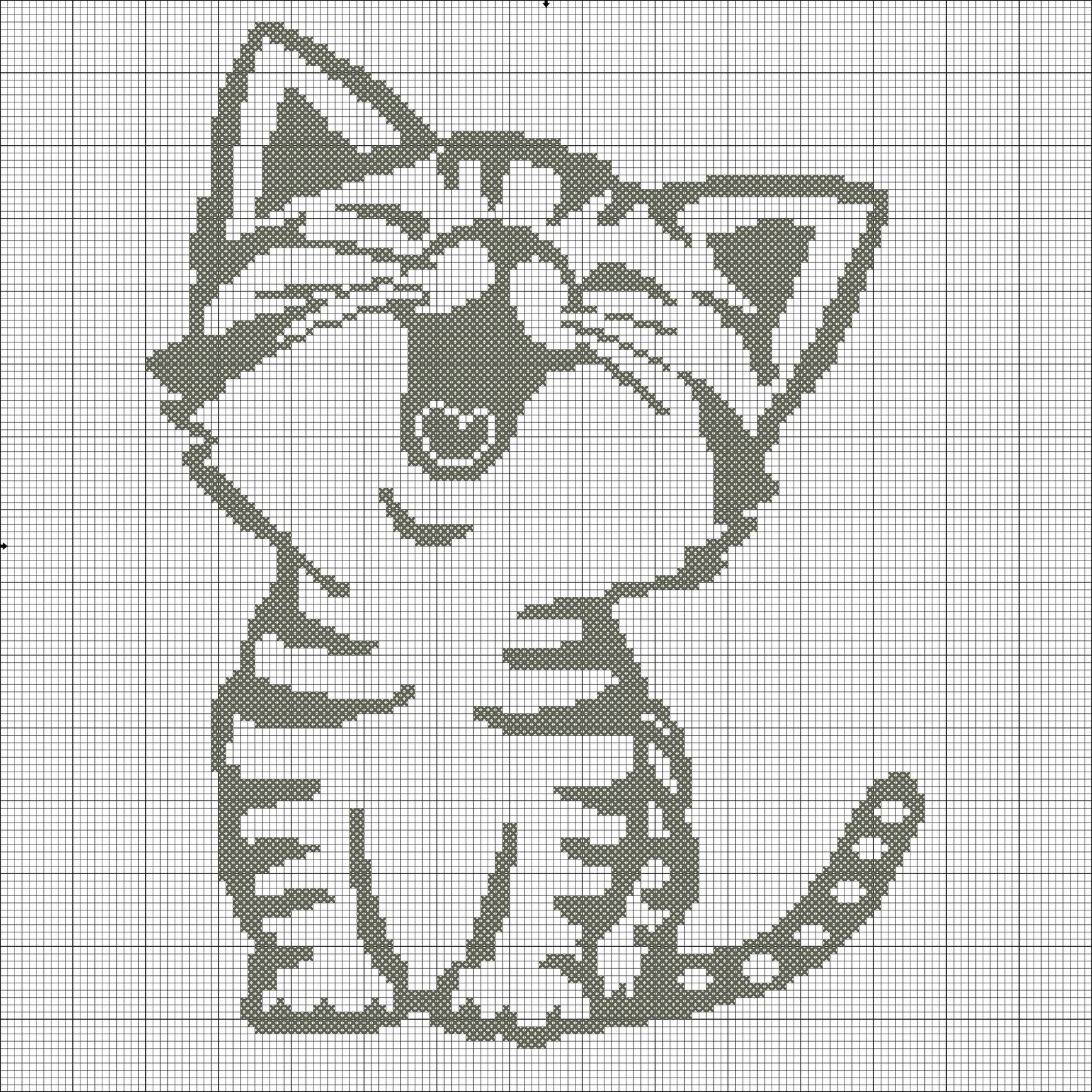 Cross Stitch Pattern Kitten Cross Stitch Pattern Cat Counted | Etsy