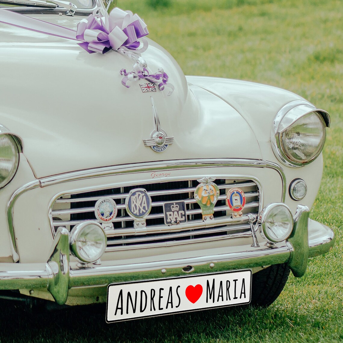 License Plate Wedding With Name Decoration Wedding Car Wedding - Etsy