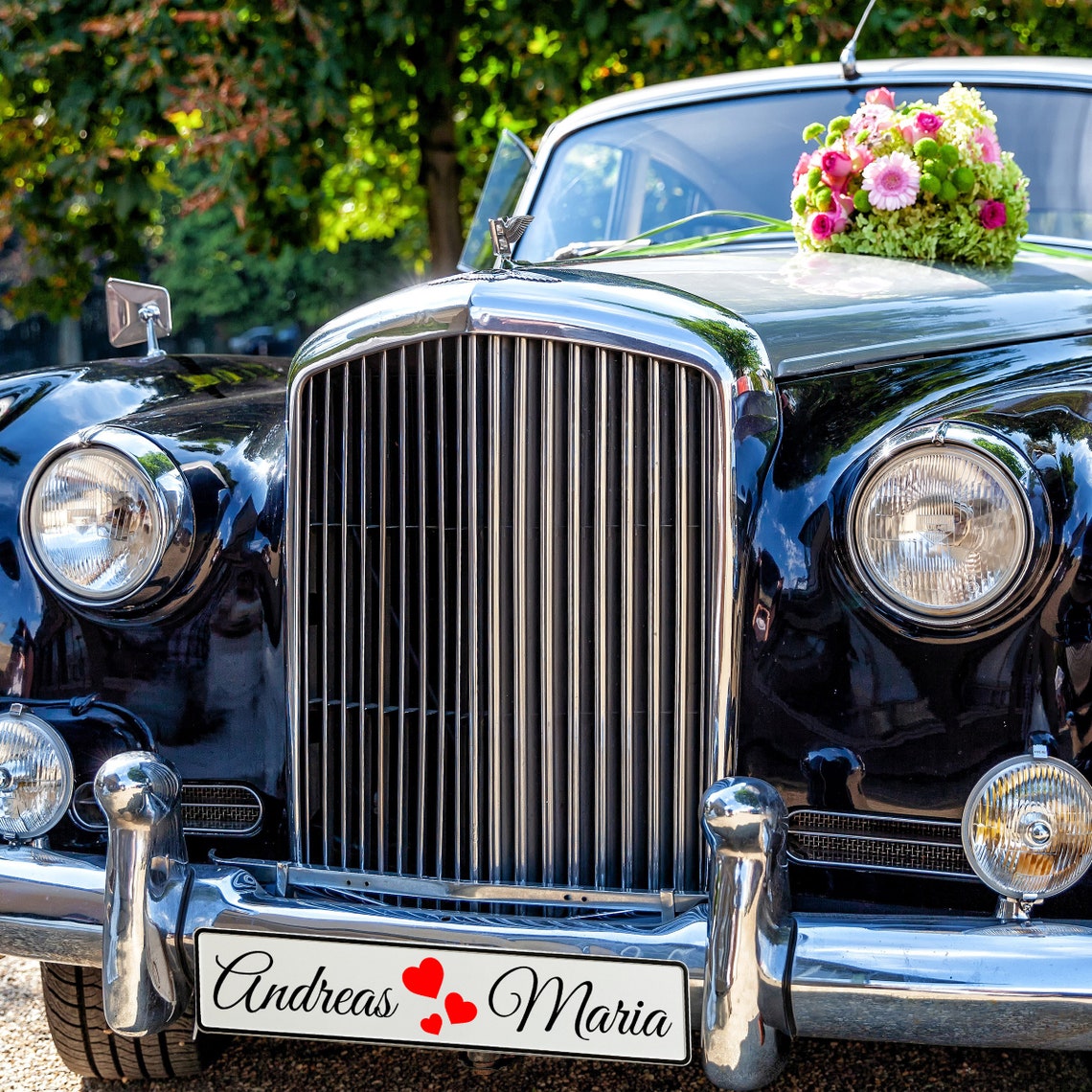 License Plate Wedding With Name Decoration Wedding Car Wedding - Etsy