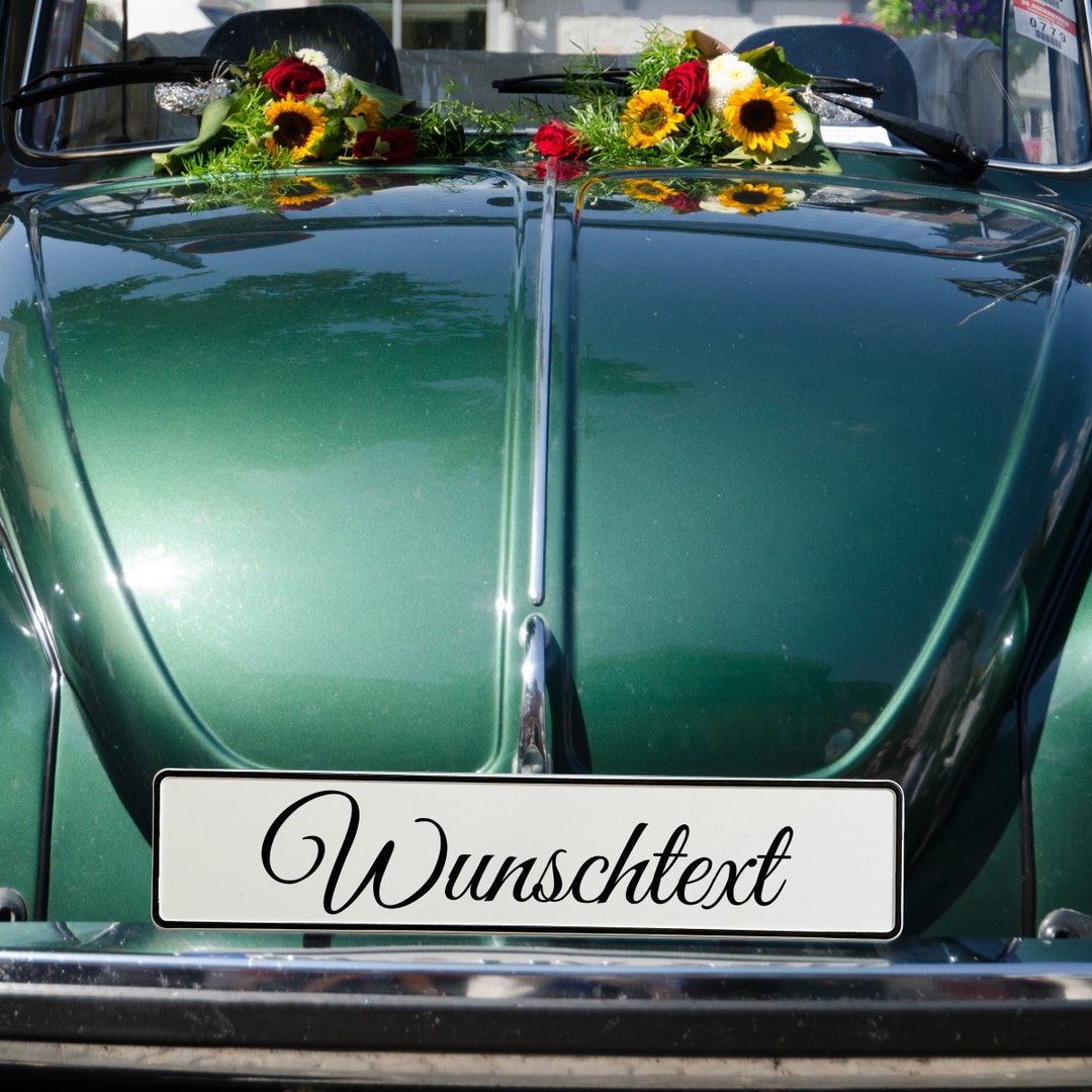 Personalized Wedding License Plates – 2 License Plates With Your ...