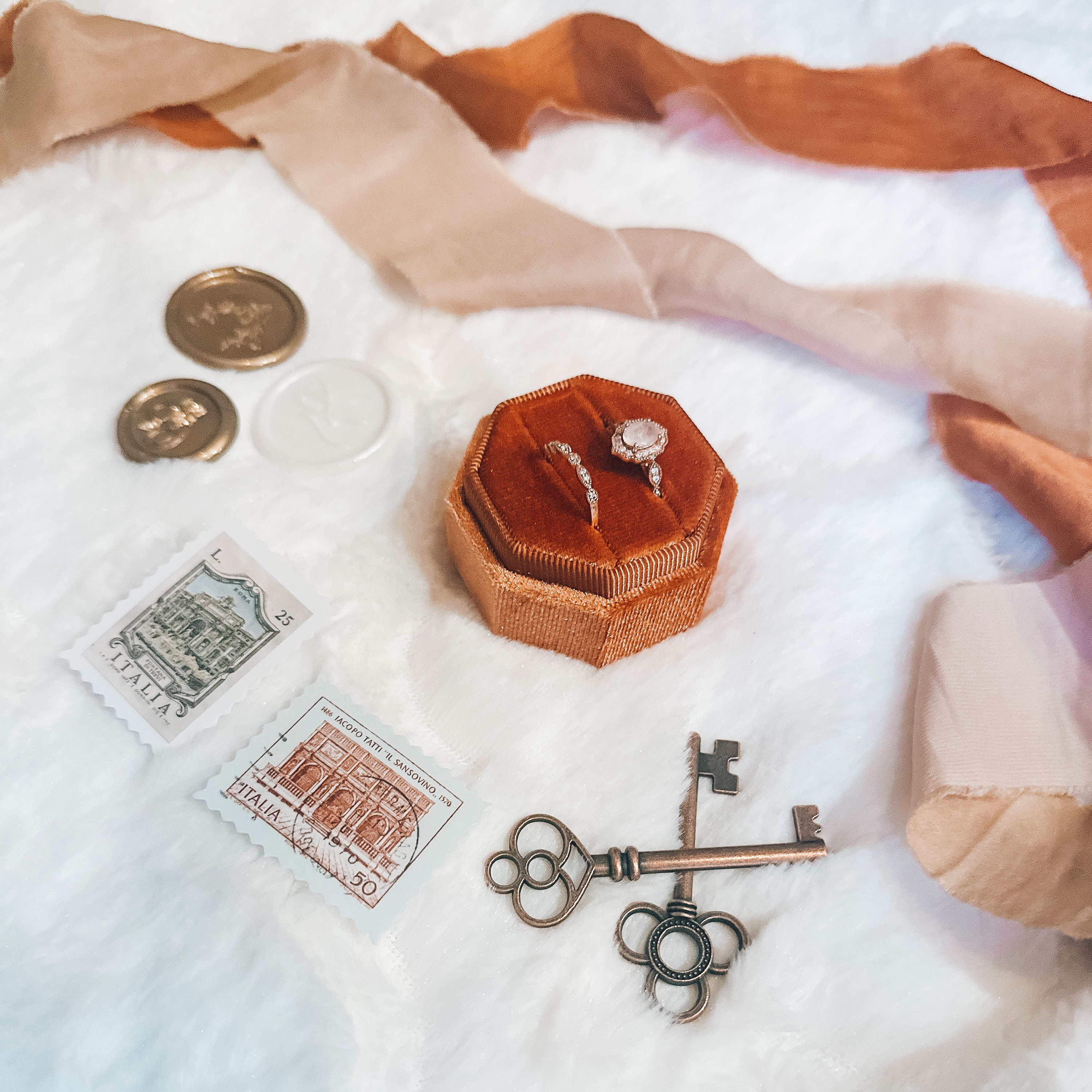 Burnt Orange Wedding Styling Kit, Terracotta Flat Lay Kit, Flat Lay ...