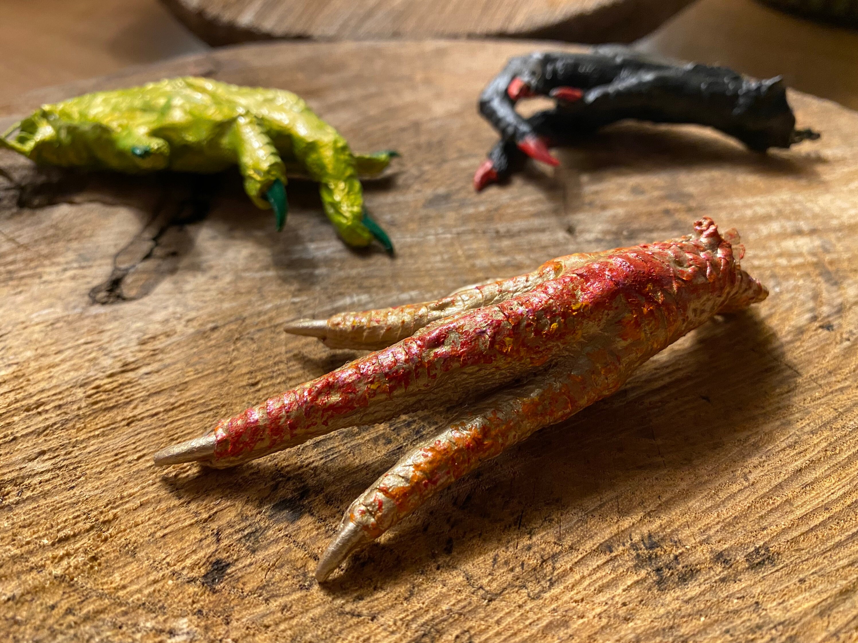 Single Painted Chicken Foot - Etsy