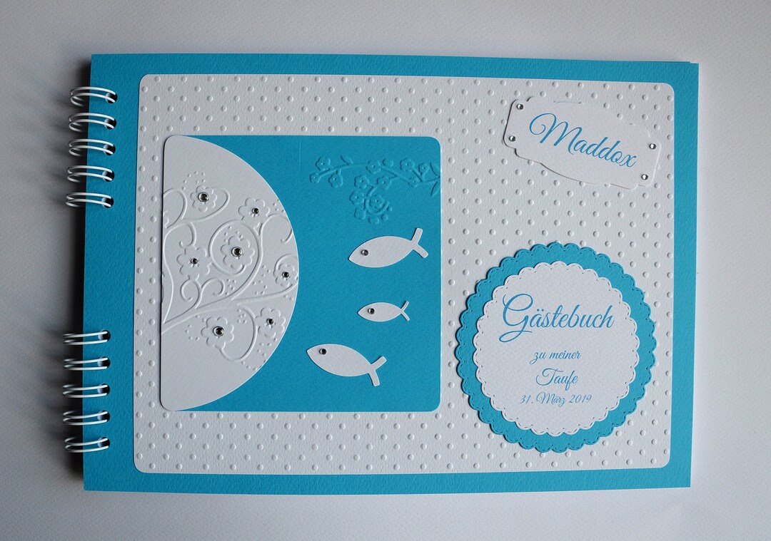 PERSONALISED Guestbook Photobook Communion Confirmation Baptism ...
